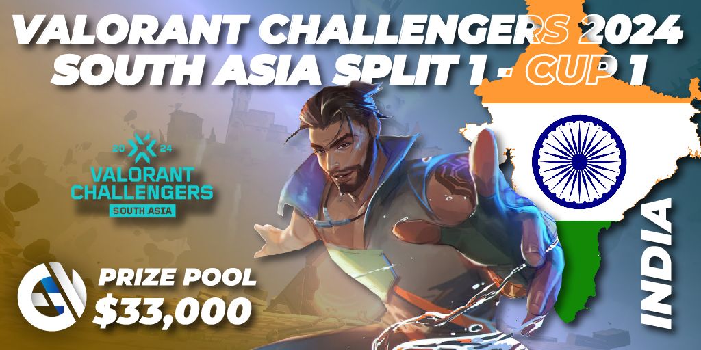VALORANT Challengers 2024: South Asia Split 1 - Cup 1 🎮 VALORANT tournament 📅 Kampprogram på ...
